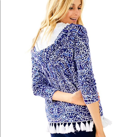 Lilly Pulitzer | Swim | Lilly Pulitzer Fringe Harmon Hoodie Upf 5 ...